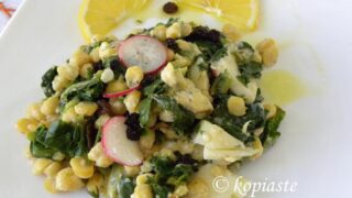 Ρεβιθοσαλάτα με Κινόα και Σως με Ταχίνι - Κοπιάστε .. στην Κουζίνα μου